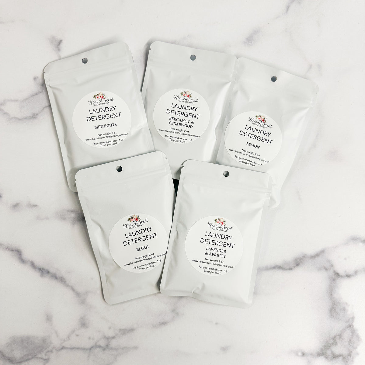 Laundry Detergent - Sample Set – Heaven Scent Soap Company