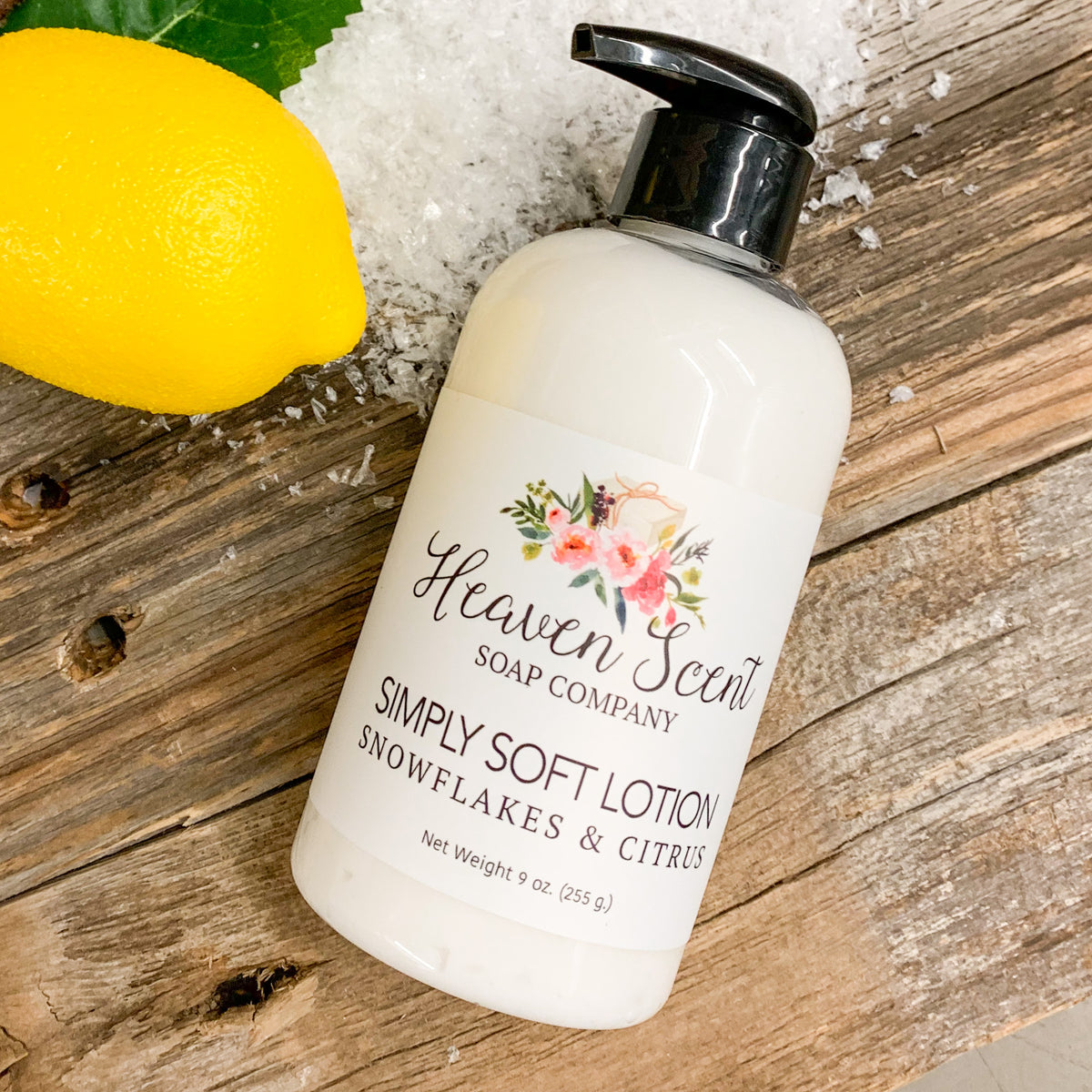Snowflakes & Citrus Simply Soft Lotion – Heaven Scent Soap Company
